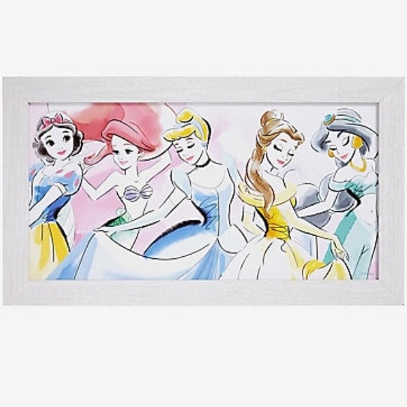 Disney | Wall Decor | Disney Princess Illustrated Wall Art | Poshmark
